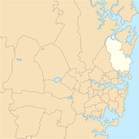 Image Australia Nsw Warringah Location Map