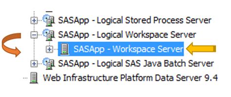 activation de l option xcmd pour sas workspace server