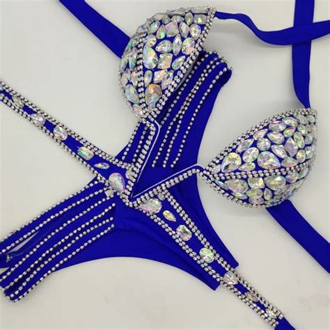 Luxury Rhinestone Swimwear Set Crystel Bikini Stones Bikini Rhinestones Bikini Push Up