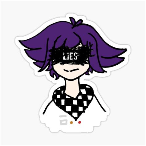 Kokichi Ouma Danganronpa Lies Anime Kawaii Sticker For Sale By Soda Bunny Redbubble