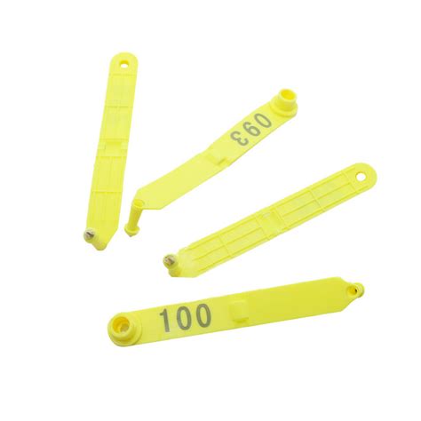 Badu Bg 50 бр Животновъдни етикети за уши Кучета Зайци Овчи шипове за уши Полиуретанов материал