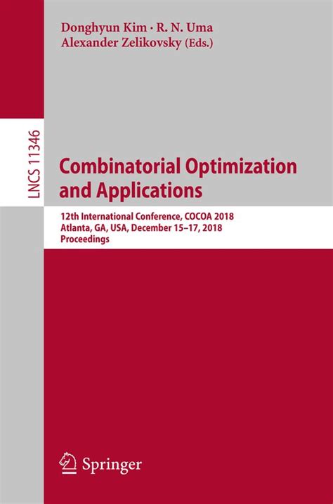 Theoretical Computer Science And General Issues Combinatorial Optimization And Bol