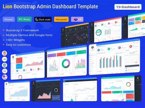 Lion Bootstrap Admin Dashboard Template Multipurpose Themes