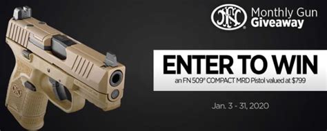 Fn 509 Compact Mrd Pistol Giveaway