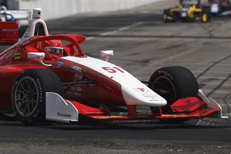 Jacob Abel Tops Indy Nxt Fp1 In Mixed Conditions On Nashville Streets