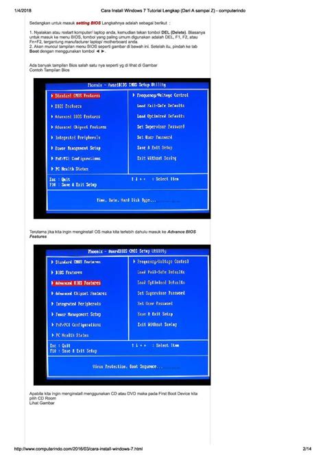 Baca Cara Install Windows 7 Tutorial Lengkap Dari A Sampai Z 862 Gratis PERPUS