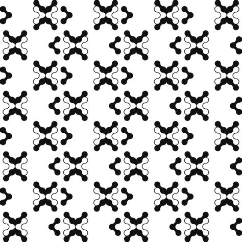 Premium Vector Seamless Geometric Black Basic Pattern Design