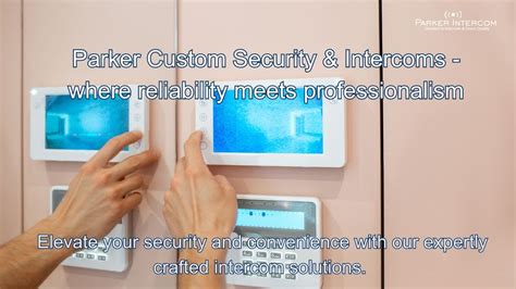 Intercom System Installation Ny And Nj Parker Custom Security