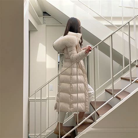 베니토 8000장돌파 2사이즈 Made Be Label 리얼 프리미엄 폭스퍼 벨티드 롱 패딩 신상베스트겨울여성데일리벨트패딩폭스퍼패딩롱패딩오리털패딩덕다운