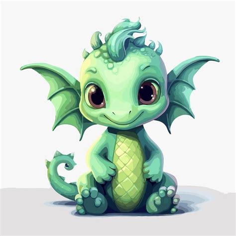 수채화 일러스트와 함께 귀여운 공룡 캐릭터 고립 디노 프리미엄 Ai 생성 벡터