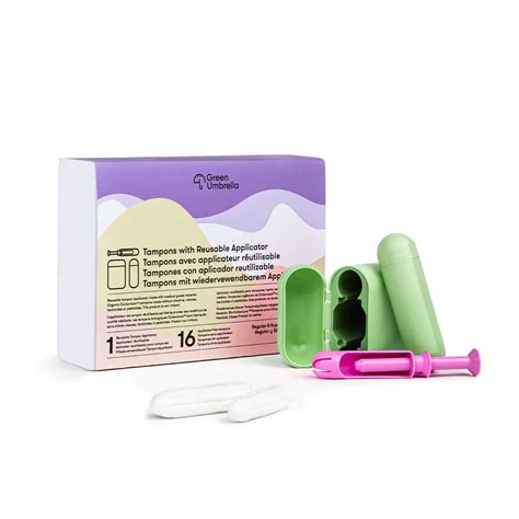 Reusable Tampon Applicator Reusable Tampons Tampon Applicator Tampons