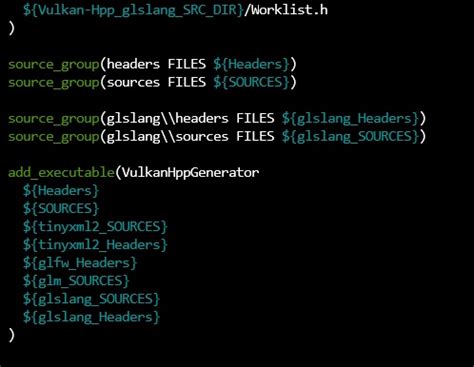 I Have Edited The Cmakelist For Bring Glm Glfw And Glslang Issue