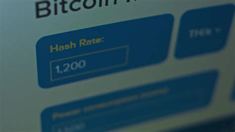 Cryptocurrency Mining On A Computer Screen The Algorithm Of The Computer Program On The Monitor