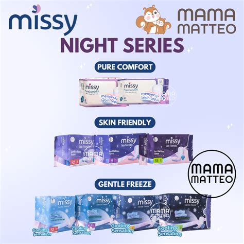 Jual Missy Super Ultra Long Night Pembalut Wanita Pads Softex Gentle