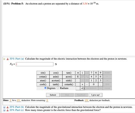 Solved Problem An Electron And A Proton Are Chegg Com