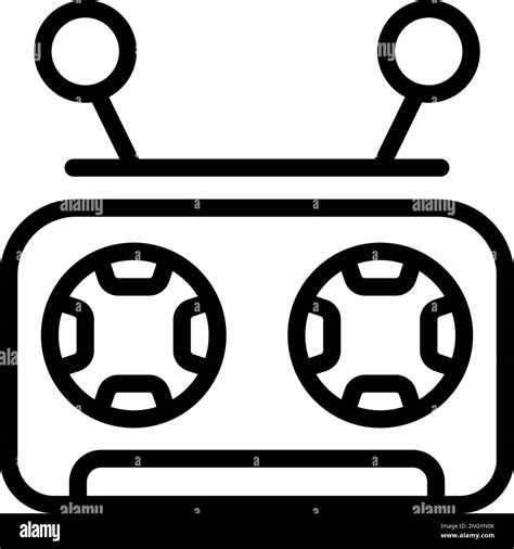 Radio Control Unit Icon Outline Vector Remote Control Toy Rc Model Stock Vector Image And Art