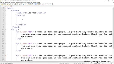 Difference Between Display None And Visibility Hidden In Css Hindi Youtube