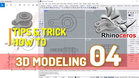 Exercise 04 Rhino 3d Modeling Tutorial For Beginner Youtube