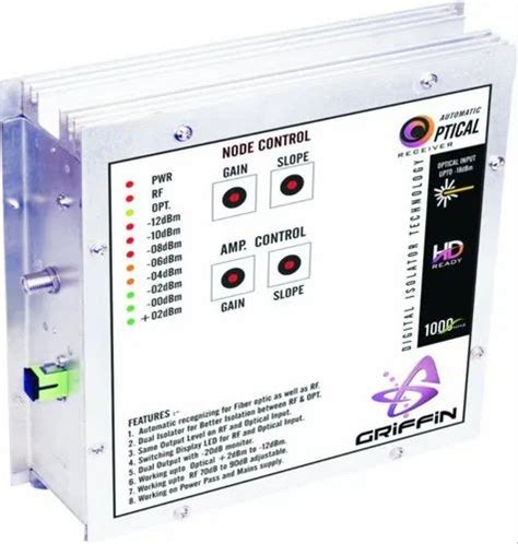 220v Acppass 30 60vac Silver Griffin Optical Node Cum Amplifier