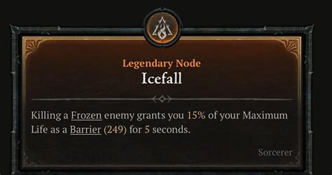 does icefall stack if you kill multiple frozen enemies at once does it increase the amount of