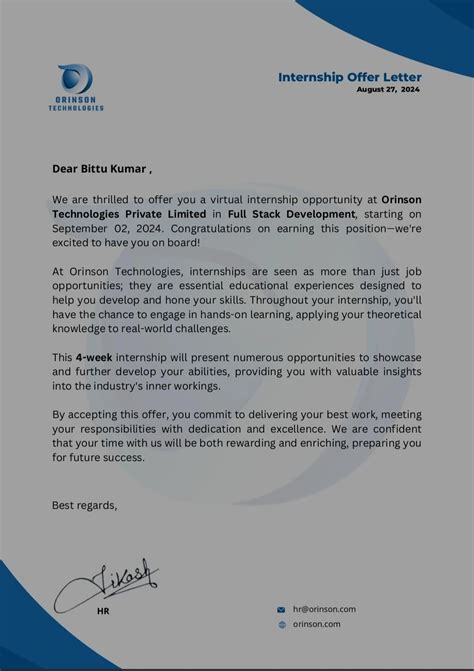 bittu kumar on linkedin first internship gaurav thadani