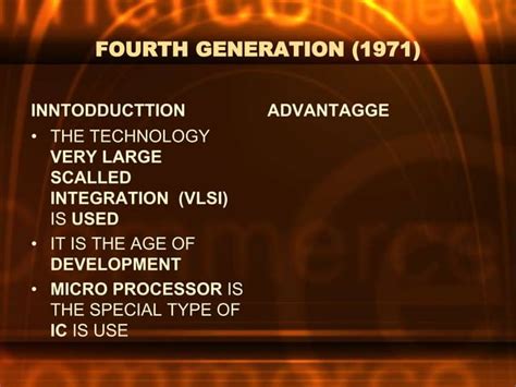 Description Of Computer Generation Pptx Computing Technology And Computing