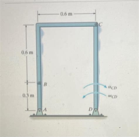 solved determine the angular acceleration of link ab if link