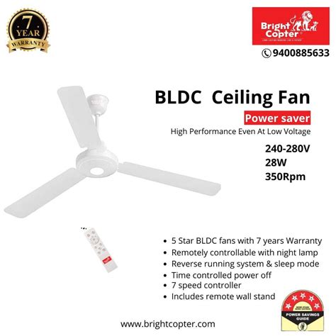 Bldc Ceiling Fan At ₹ 3300 Piece Bldc Ceiling Fan In Thrissur Id 26613822488