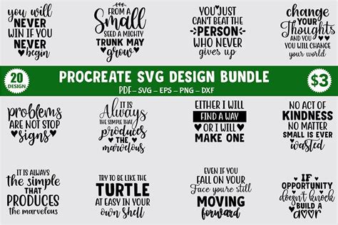 Procreate Svg Design Bundle Bundle · Creative Fabrica