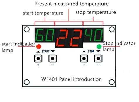 DC V Thermostat Intelligent Digital Temperature Controller Kuongshun Electronic