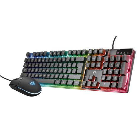 Trust Gxt 838 Azor Gaming Bundle Keyboard And Mouse Smyths Toys Uk