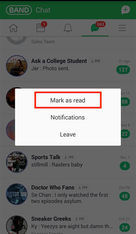 How To Hide The Badge Count Of Unread Chats Band Blog