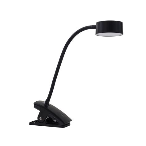 Lindby Led Clip On Light Maori Black Metal Cct Uk