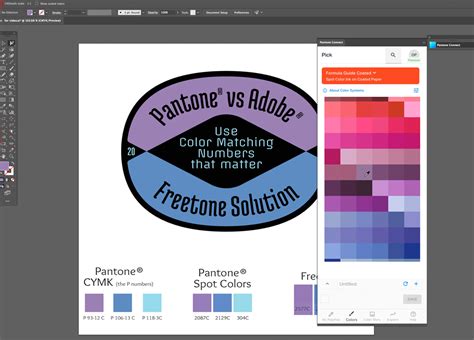 Workaround For Pantone Colors In Adobe Comgraphx