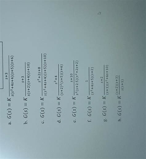 1 The Forward Path Transfer Functions Of A