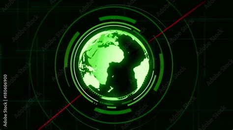 Global GPS data detect earth map Radar GPS navigation interface Europa 素材庫影片 Adobe Stock