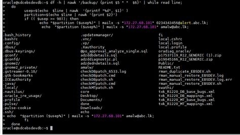 Unix Linux Script Shows Unnecessary Files Stack Overflow