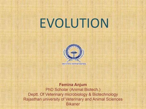 Evolution Pptx