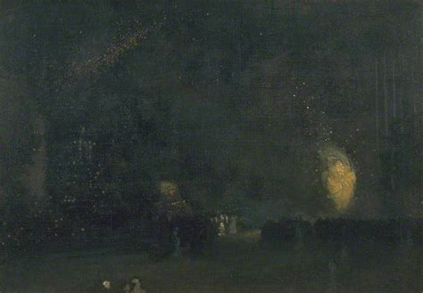 James Mcneill Whistler Nocturne In Black And Gold