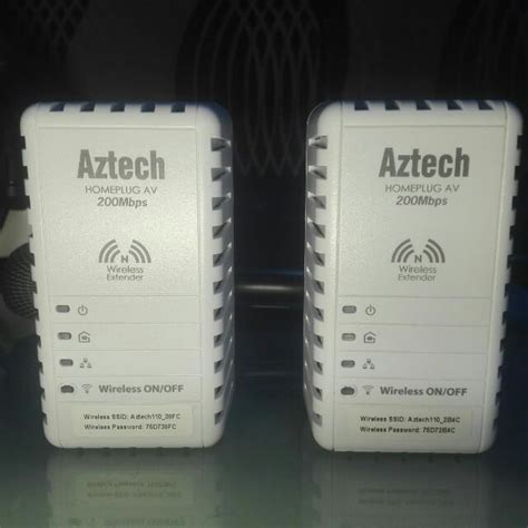 Aztech Homeplug Av 200mbps Wifi Extender Computers And Tech Parts And Accessories Networking On