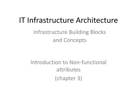 03 Non Functional Attributes Introduction 4 Slides Pptx