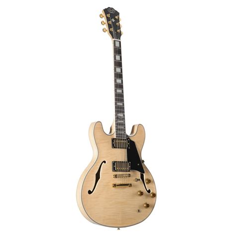 J And D E Gitarre Sh40 Semi Hollow E Gitarre Natural Deutschland