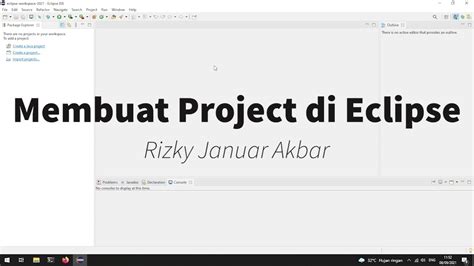 Membuat Java Project Di Eclipse Ide Youtube