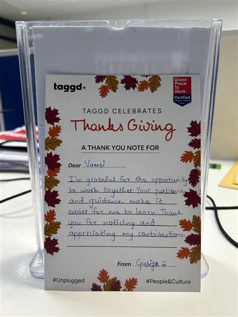 Vamsi Reddy K On Linkedin Today We Celebrated Thanks Giving As We