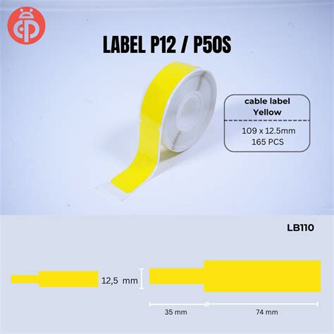 Jual Kertas Termal Stiker High Quality Cable Label Printer Label