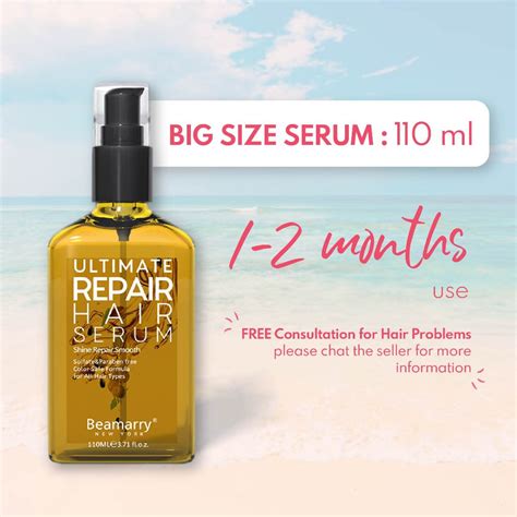Jual Beamarry New York Hair Serum 110 Ml Shopee Indonesia