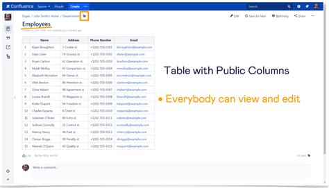 How To Restrict Table Columns For Viewing And Editing In Confluence Stiltsoft