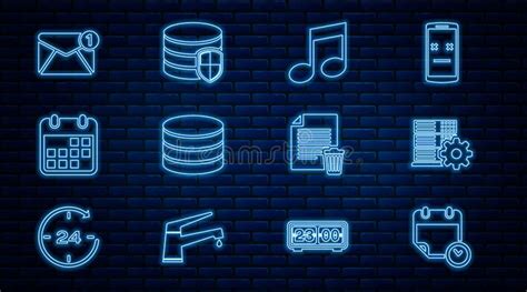Set Line Calendar And Clock Server Setting Music Note Tone Database