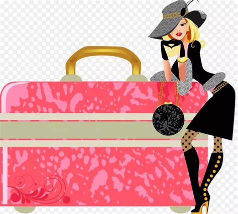 粉色行李箱png图片素材下载 图片编号7543290 Png素材网