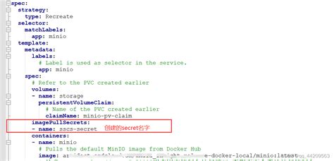 K8s之镜像拉取时使用secret镜像拉取 Secrets Csdn博客